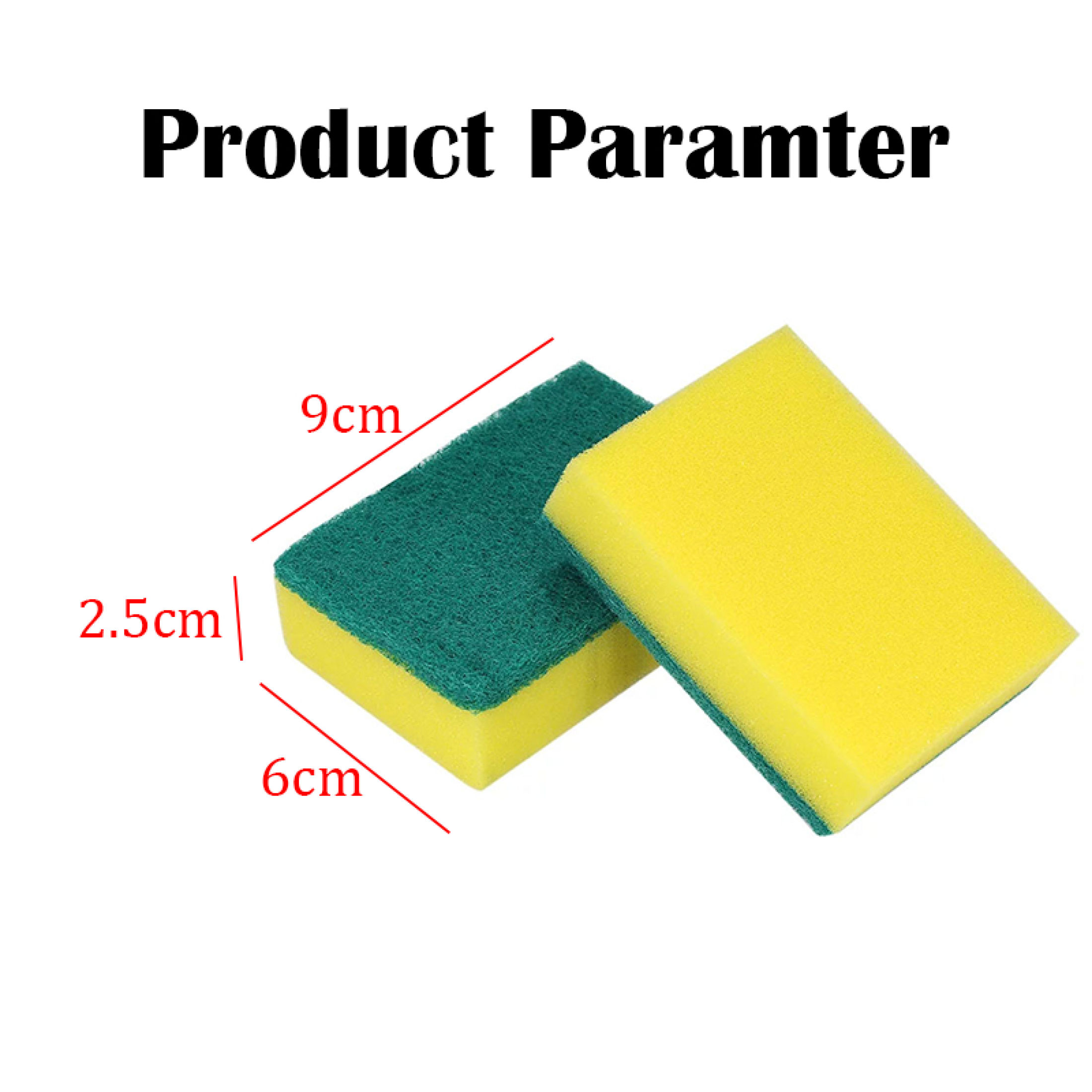 5PCS Dishwashing Sponge Multifunctional Magic Wipe Household Kitchen ...