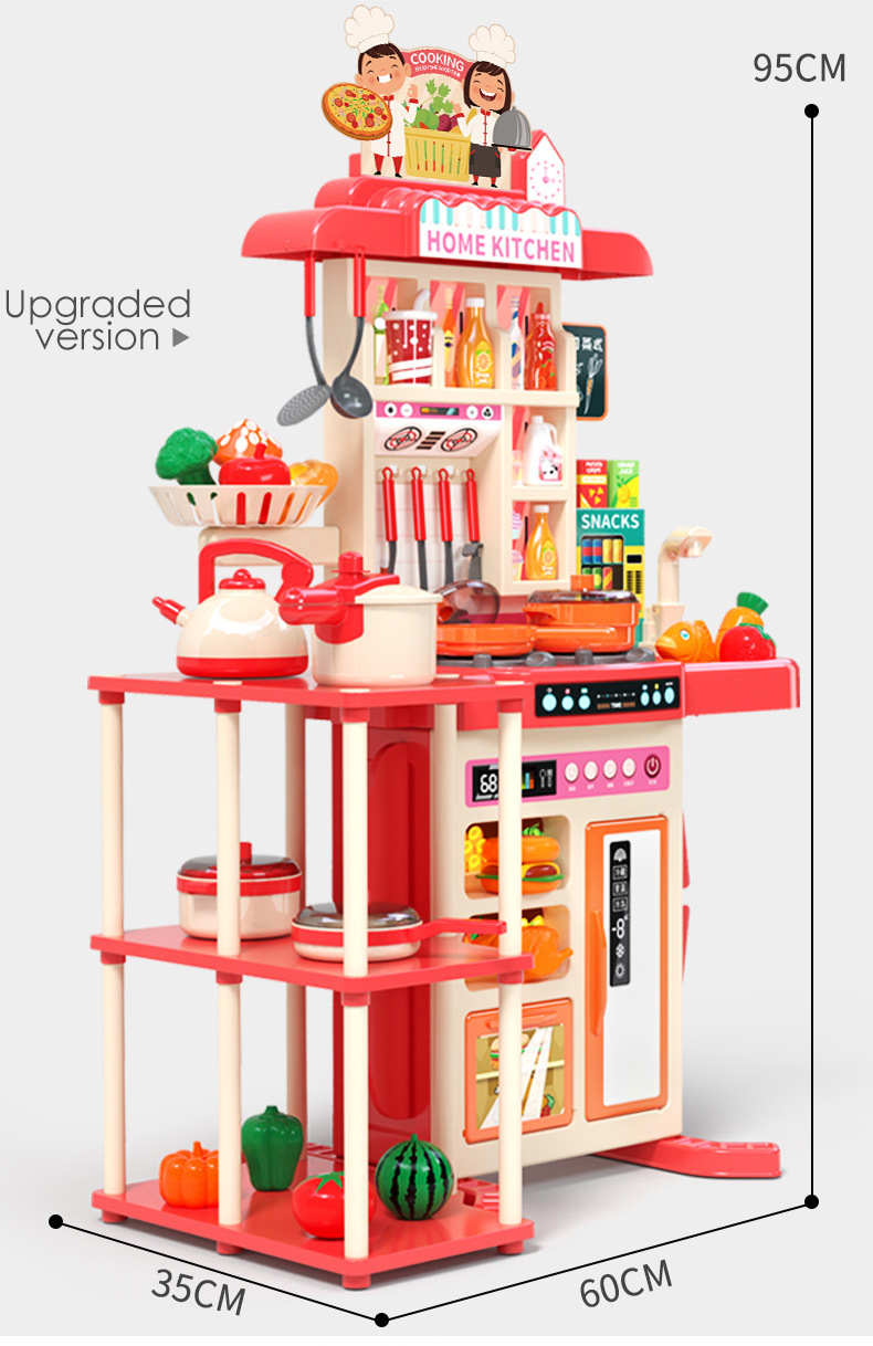 Cooking Set Toys Kitchen Toys for Girls Kitchen Toy for Kids Kitchen ...