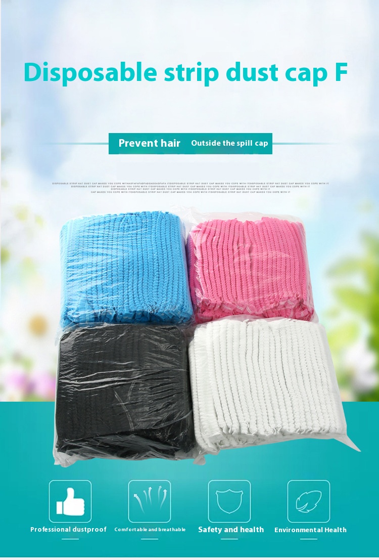 200pcs Disposable Hairnet Shower Cap for Helmet Rider Passenger Medical ...