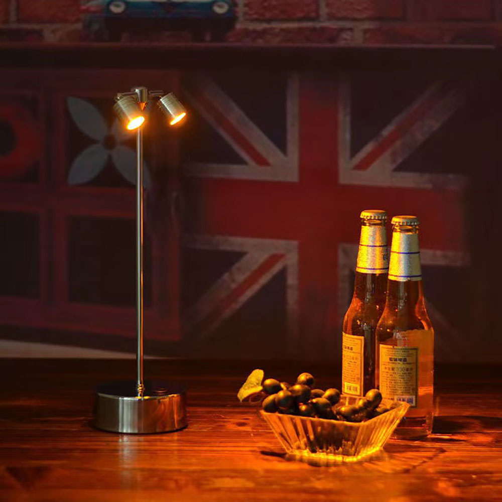 【COD】LED Display Lamp Spotlight table lamp Rechargeable touch lamp for ...
