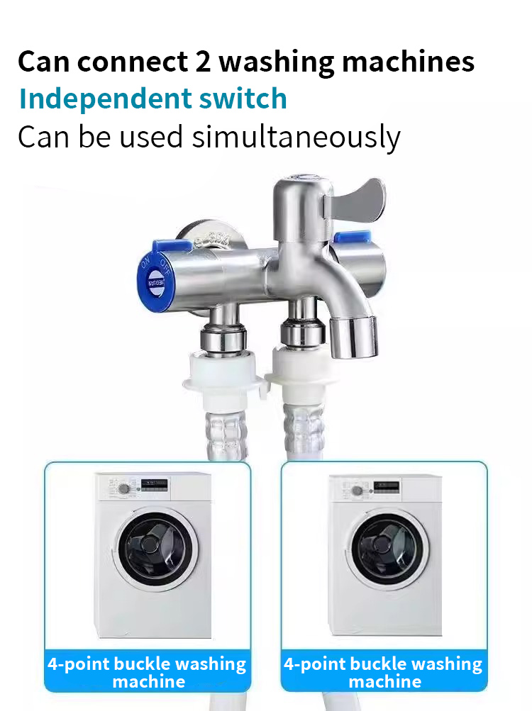 SUS304 Faucet Three Tap Multifunctional Stainless Steel Faucet Three ...