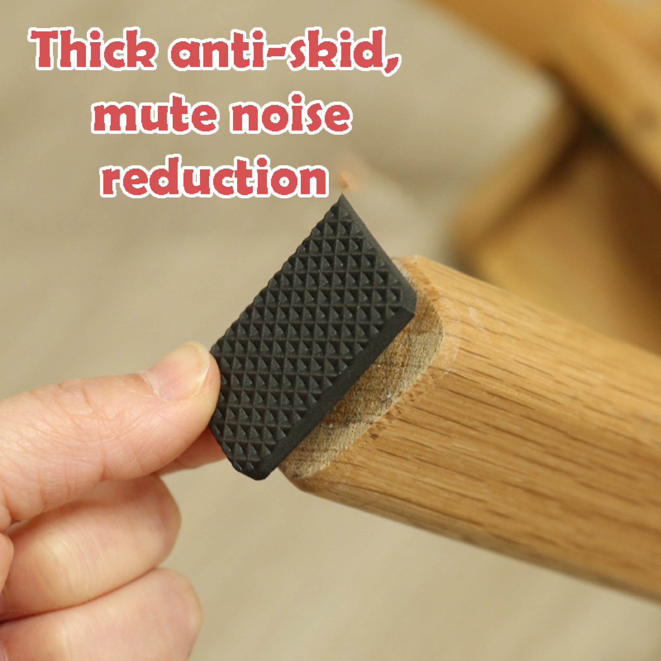 DIY Furniture Chair Leg Pad Table Leg Non-slip Silent Rubber Feet ...