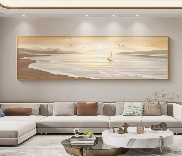 Single rectangular mural framed pictures for living room bedroom ...