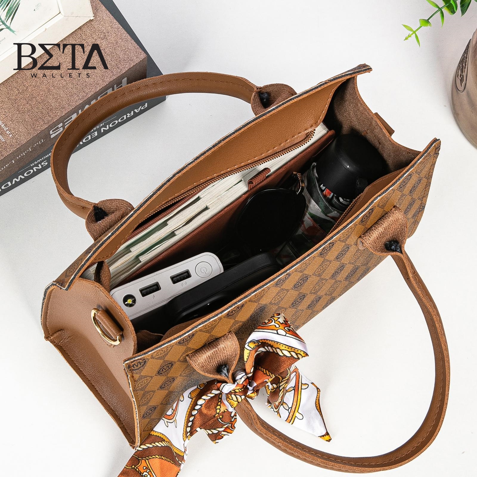 BETA Handbag For Woman Waterproof Leather Cute Korean Elegant Ladies ...