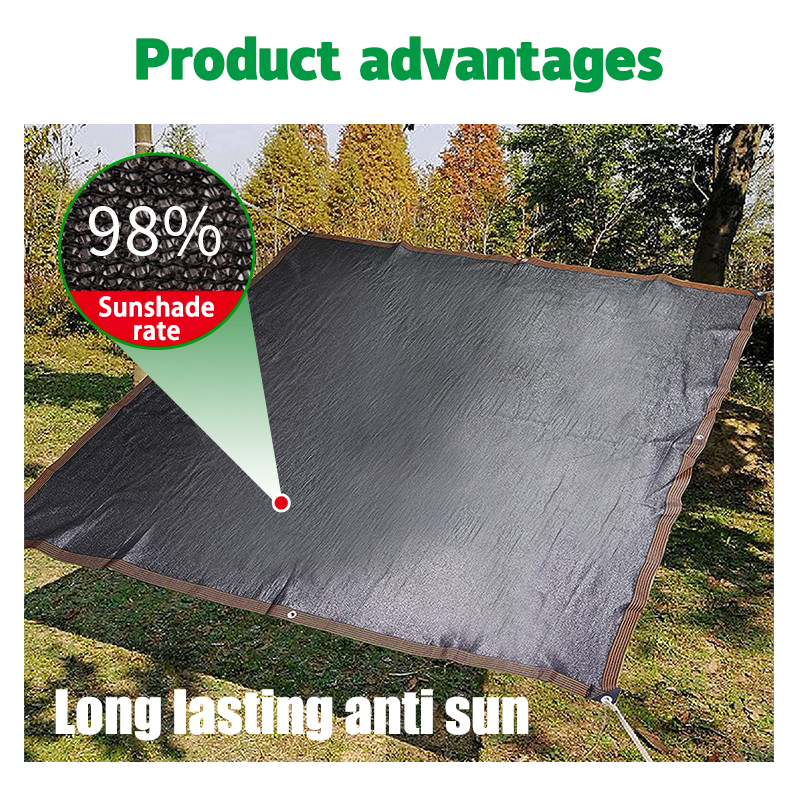 50% 60% 90% Shading Rate Anti-UV Sun Shade Net Outdoor Garden Pergola ...
