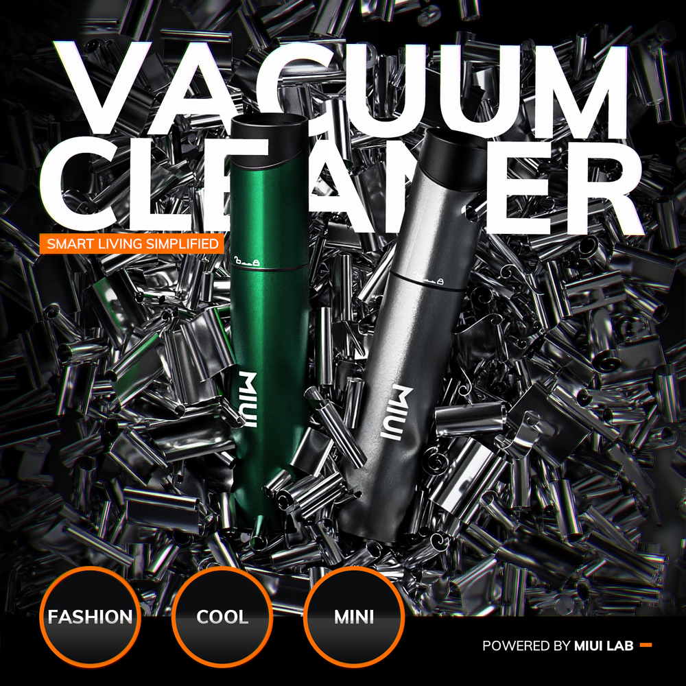 MIUI Cordless Vacuum Compact Handheld Ideal for Desktop Keyboard And ...