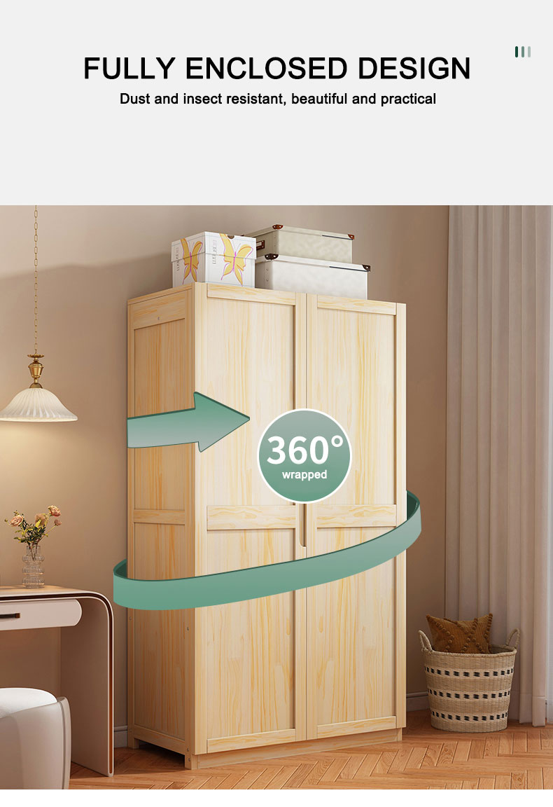 【5 year warranty 】Clothes Cabinet Simple Modern bedroom Wardrobe ...