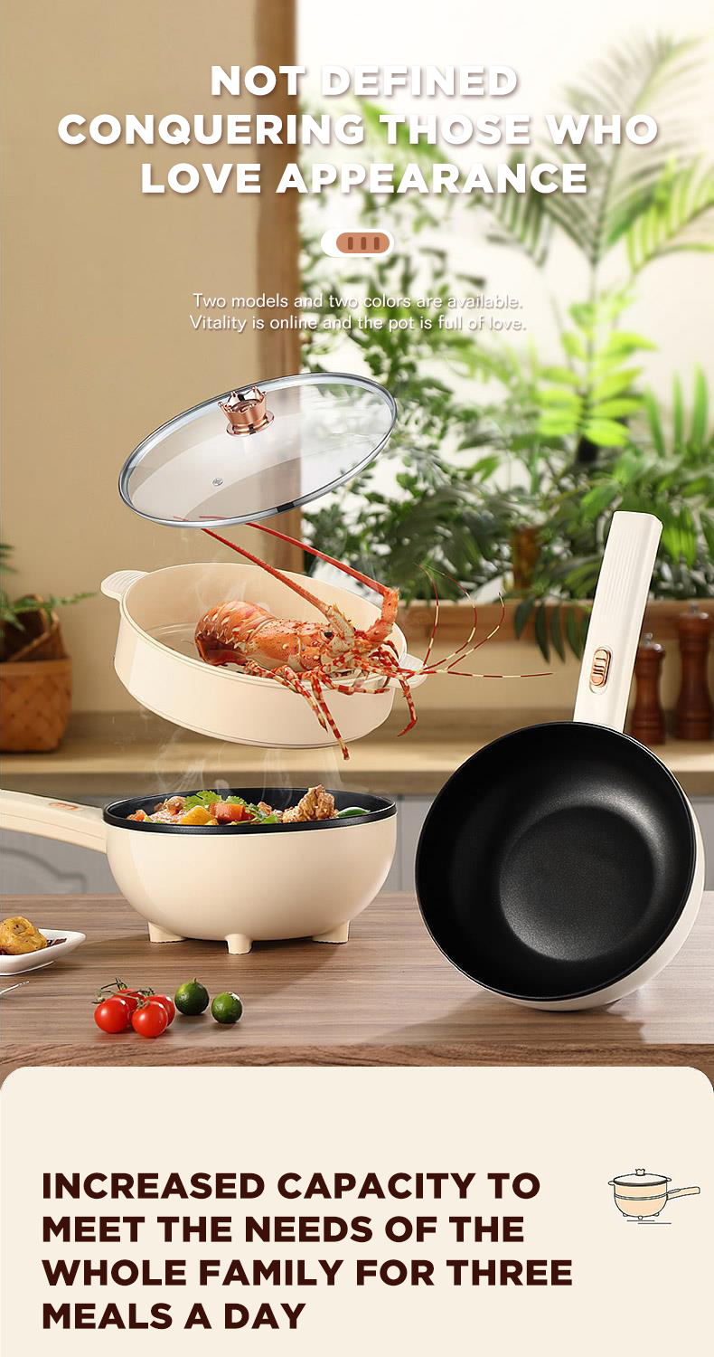 Dreepor Multi Electric Cooker Rice Cooker Hot pot Non-Stick With ...