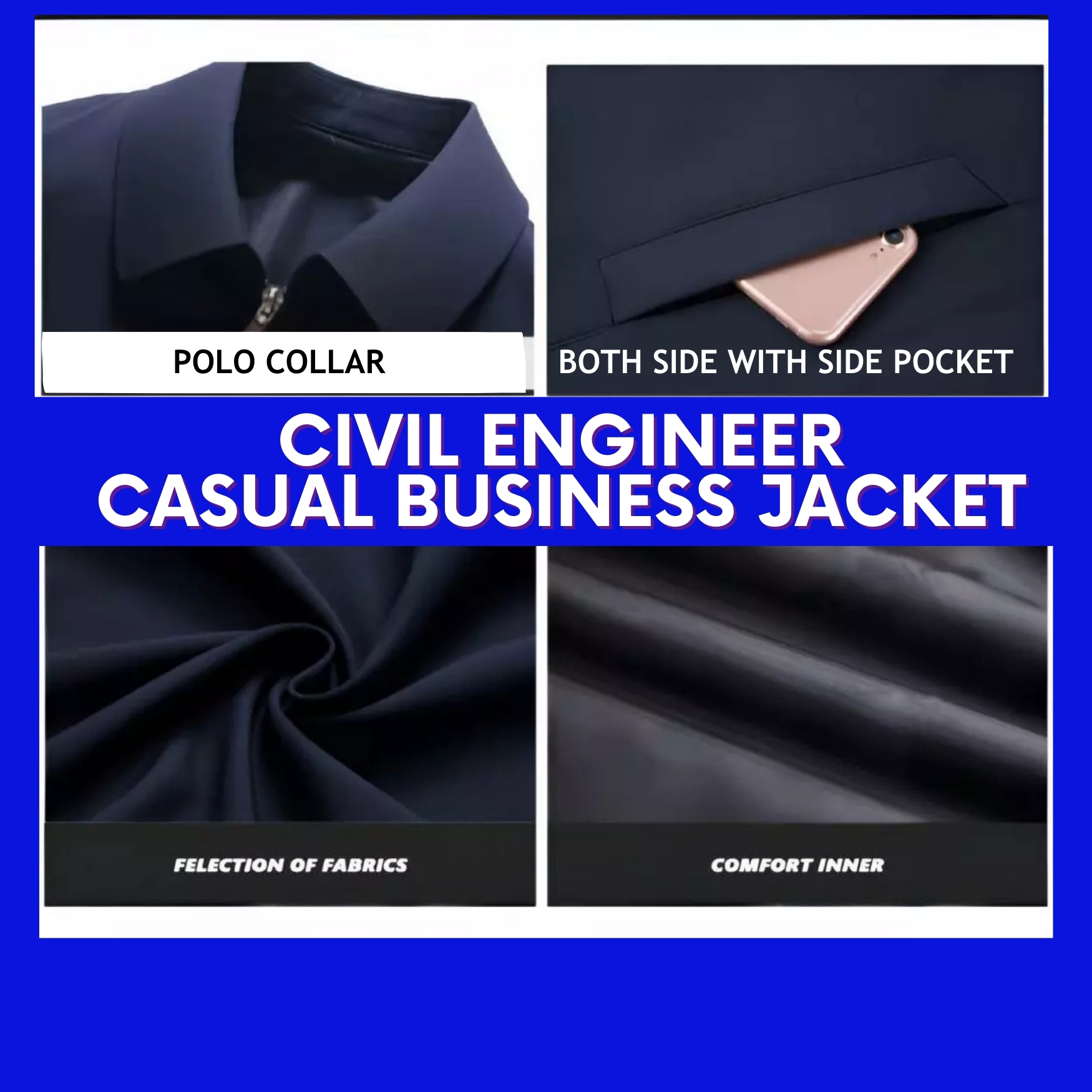PICE Civil Engineer Premium Quality Corporate Formal Jacket Business ...