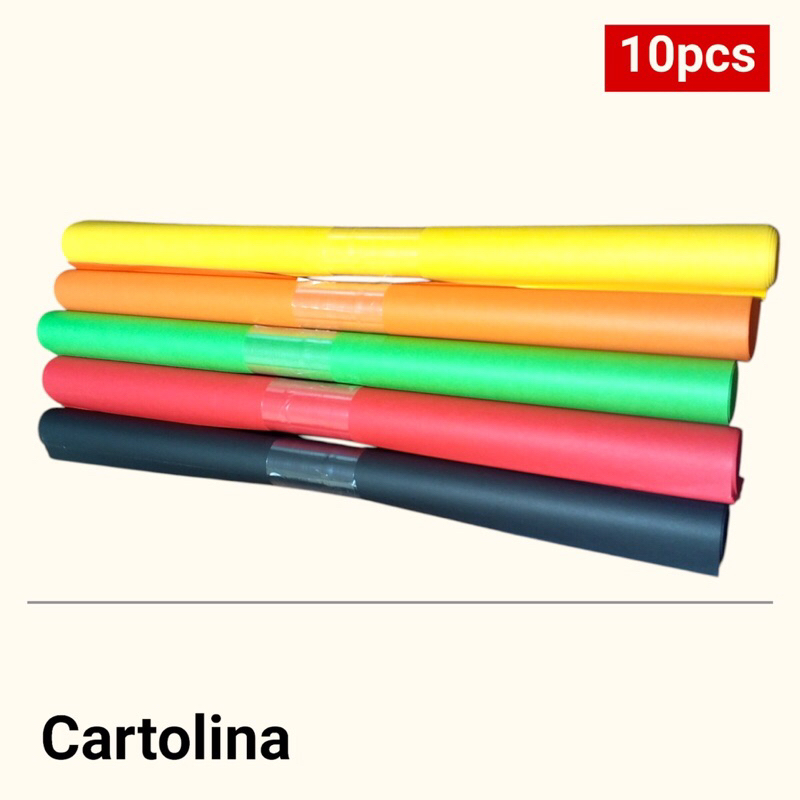 Cartolina 10 Sheets Per Pack / Per Roll | Shopee Philippines
