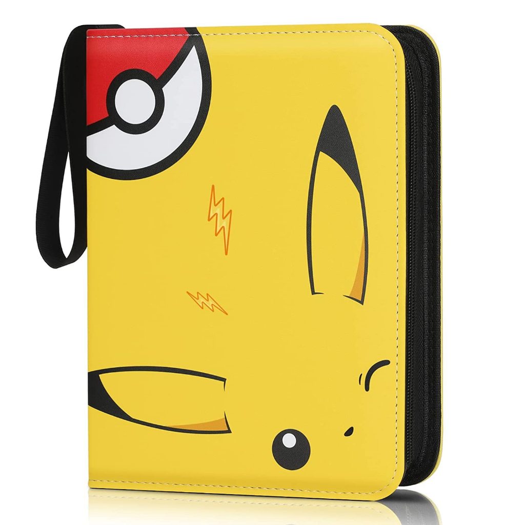Pokémon Card Album Pokémon Game Card Book 4 Grid loose-leaf Card Pack ...