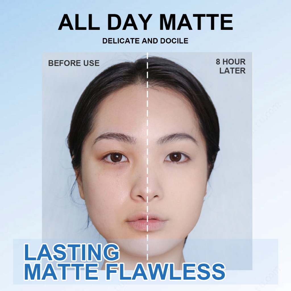 Oil Control Matte Face Powder Long Lasting Flawless Setting Powder Face ...