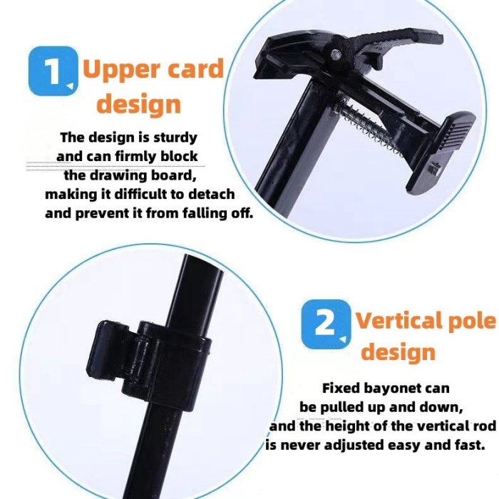 Aluminum Easel Stand Folding Telescopic Display /Painting Display Stand ...