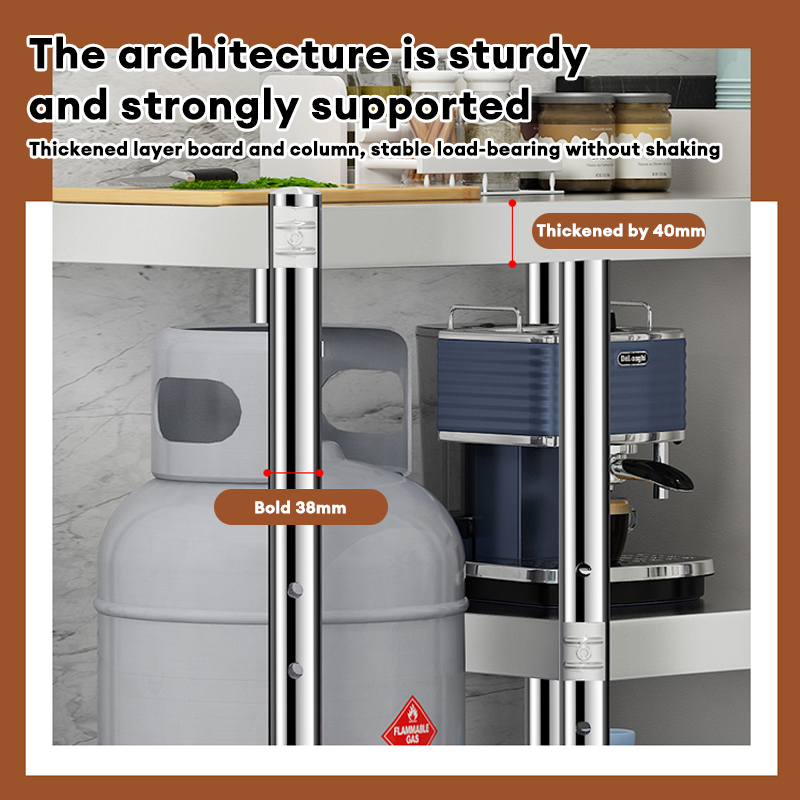 Gas Stove Stand Stainless Gas Rack Stove Rack Kitchen Organizer Rack ...