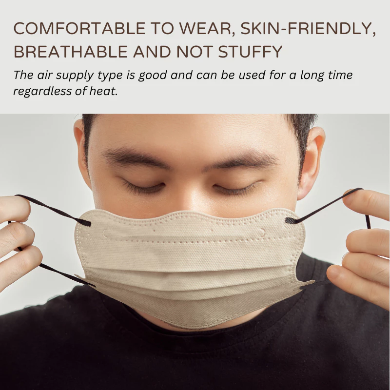 50pc 3D Face Mask Face-Lifting Butterfly Facemask V-shaped Mask Design ...