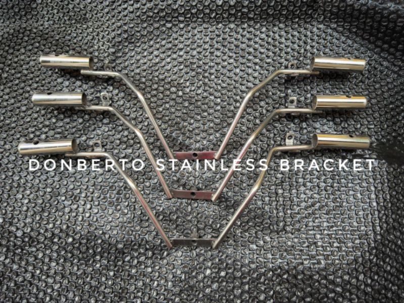 Yamaha Sniper 155 Heavy Duty Stainless Bracket for Tdd Lights, Lazergun ...