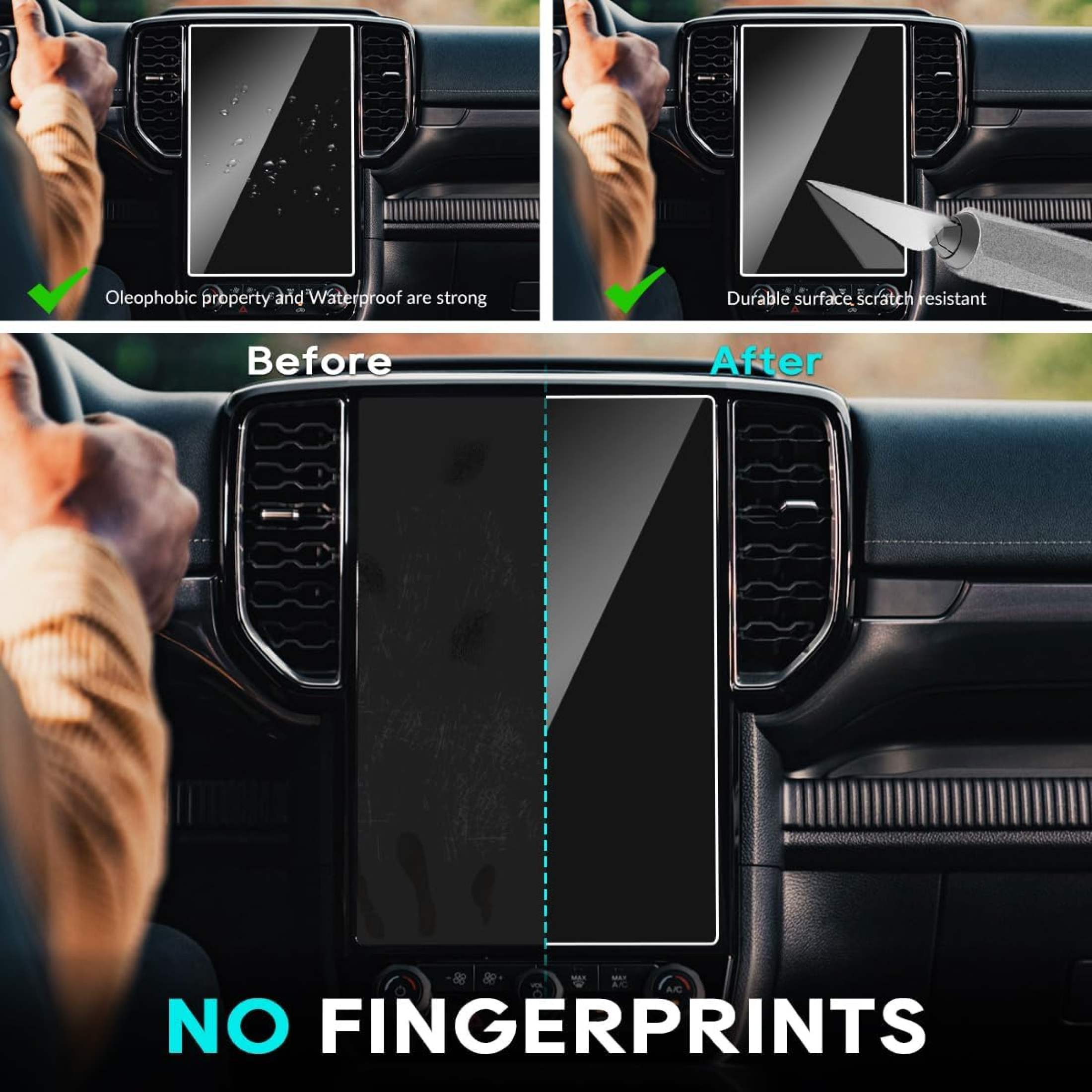 Next Gen Ford Ranger Raptor Ford Everest Infotainment Tempered Glass ...