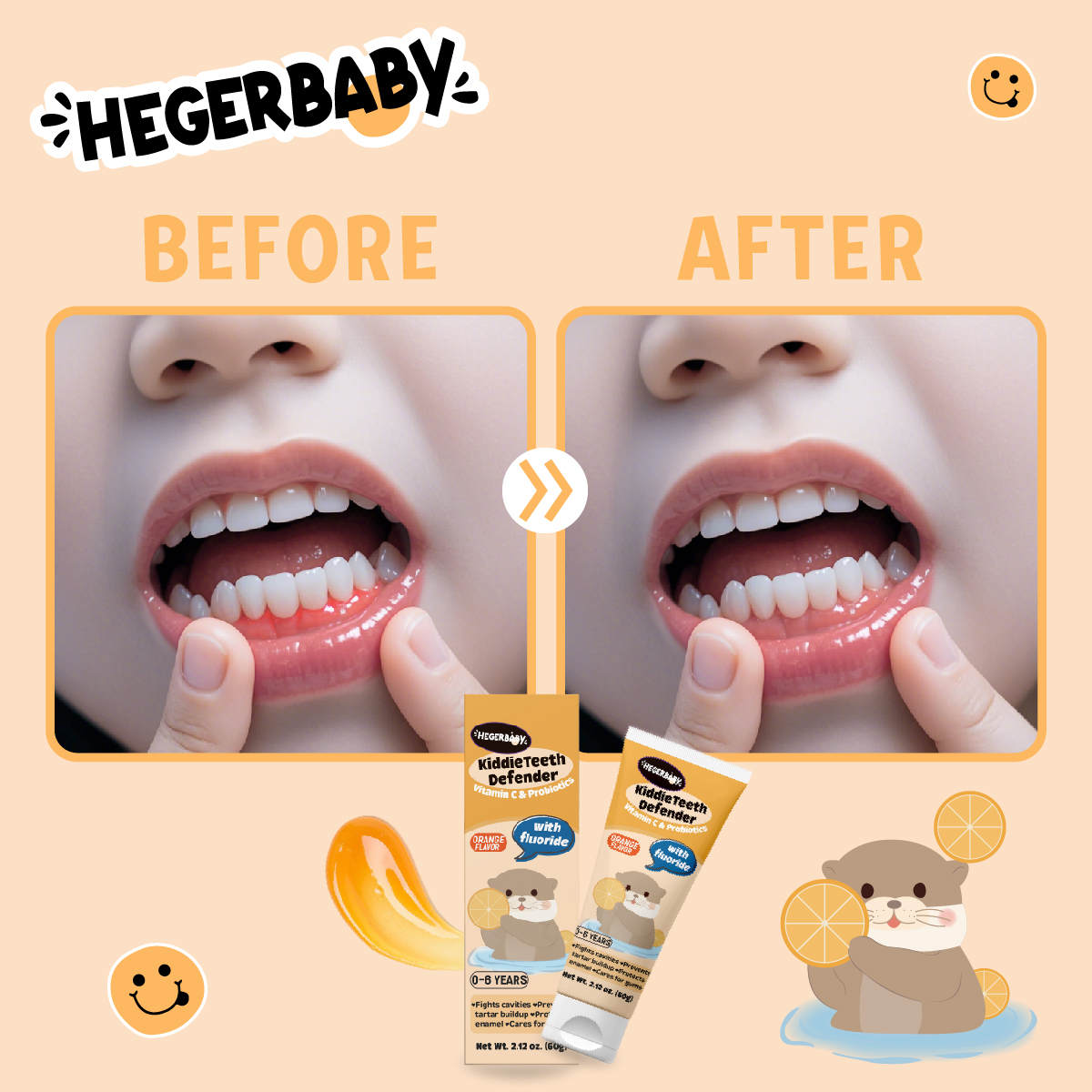 Hegerbaby Kiddieteeth Defender Toothpaste | Shopee Philippines