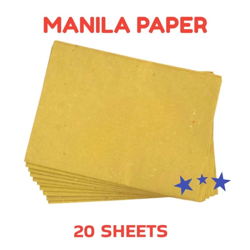 Manila Paper Whole Folded 90cm x 120cm 20sheets For Practice Paper ...