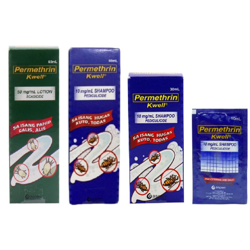 Kwell Shampoo 30ml 60ml Head Lice Treatment Shampoo Lice Remover ...