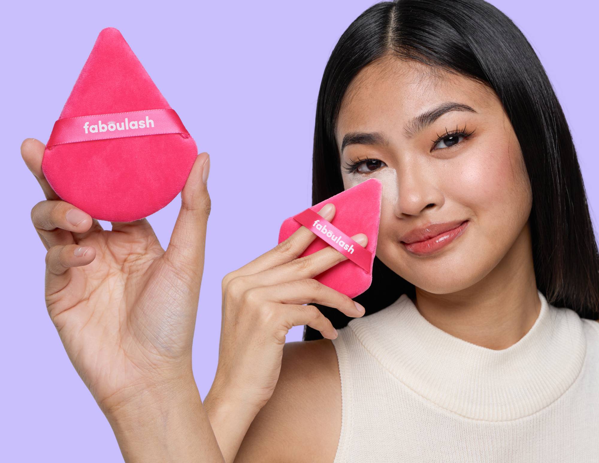 Faboulash Triangle Puff (Large Velour Powder Puff) | Shopee Philippines