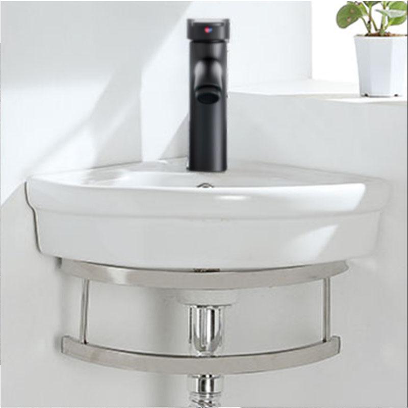 Triangle Wash Basin Corner Wall-Mounted Wash Basin Simple Wash Table ...