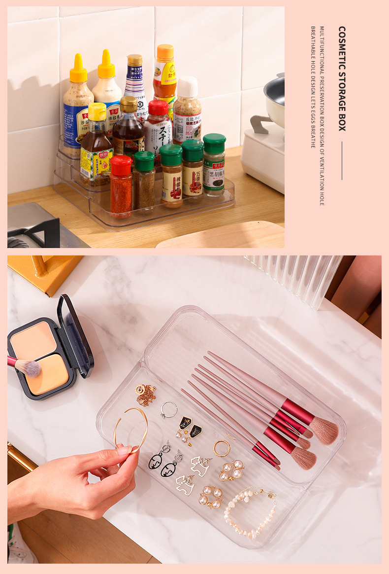 Clear Perfume Desk Display Stand Make Up Perfume Organizer Storage ...