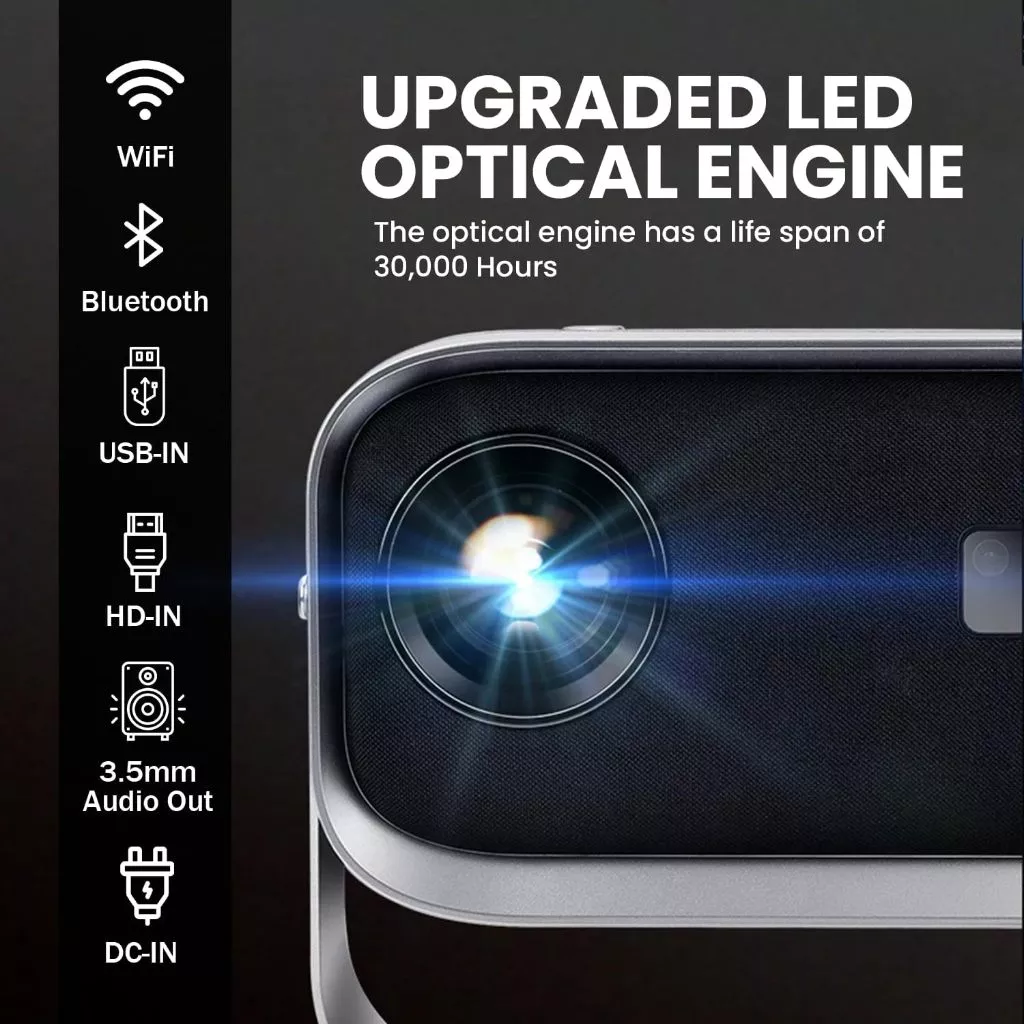 A10 Projector 4K Full HD Portable Projector Mini Projector for phone ...