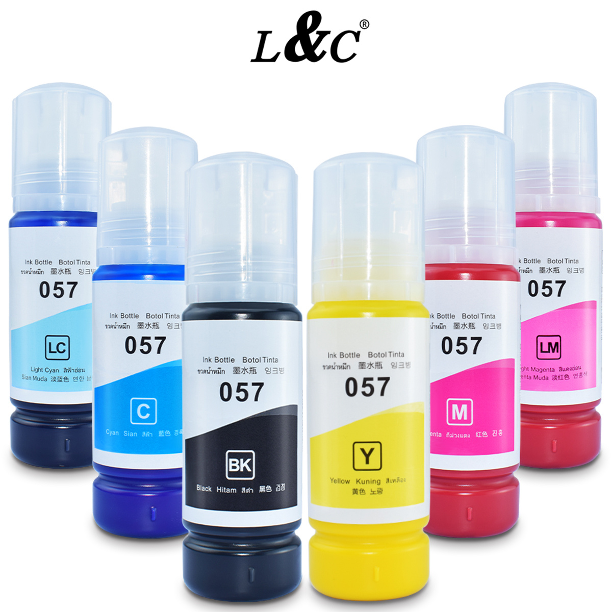 L&C 057 Dye Ink For Epson L8050 L18050 L 8050 L 18050 Printer For Epson ...