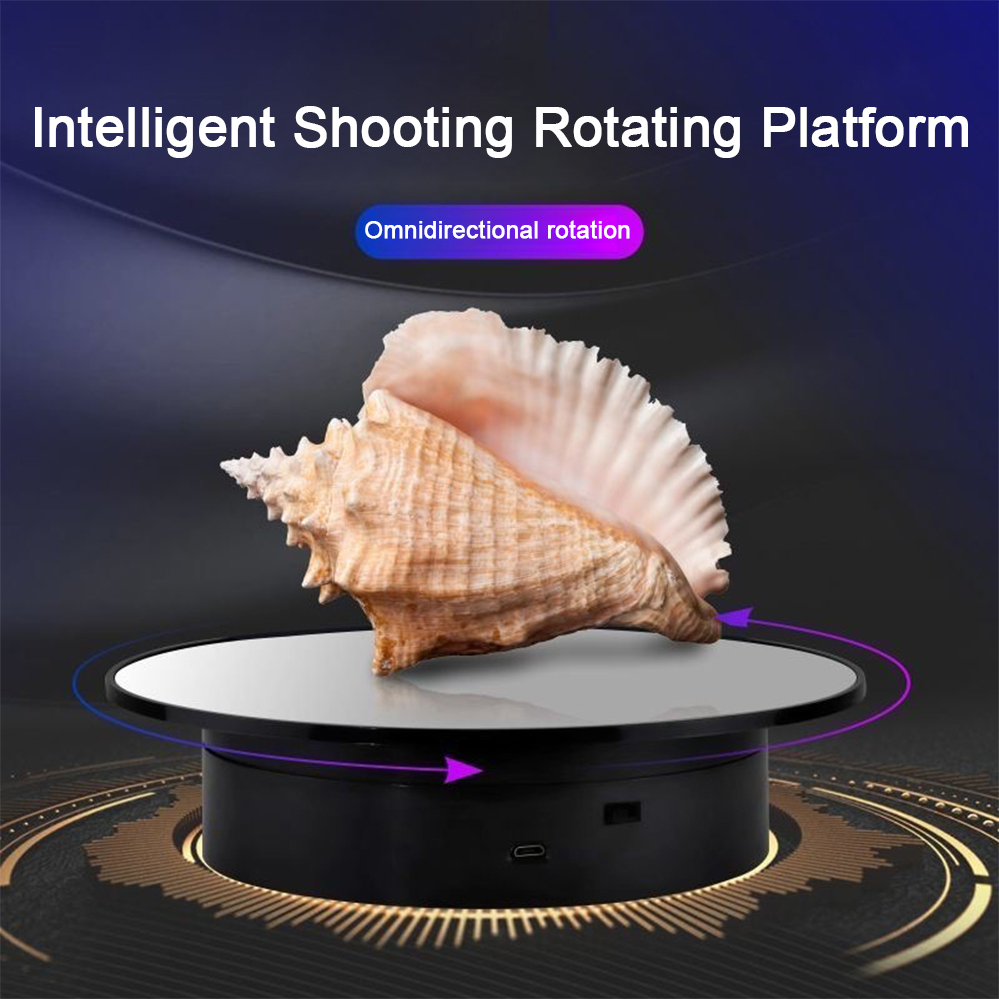 2 in1 Rotating Display Stand 14/20cm Electric 360° Turntable With ...