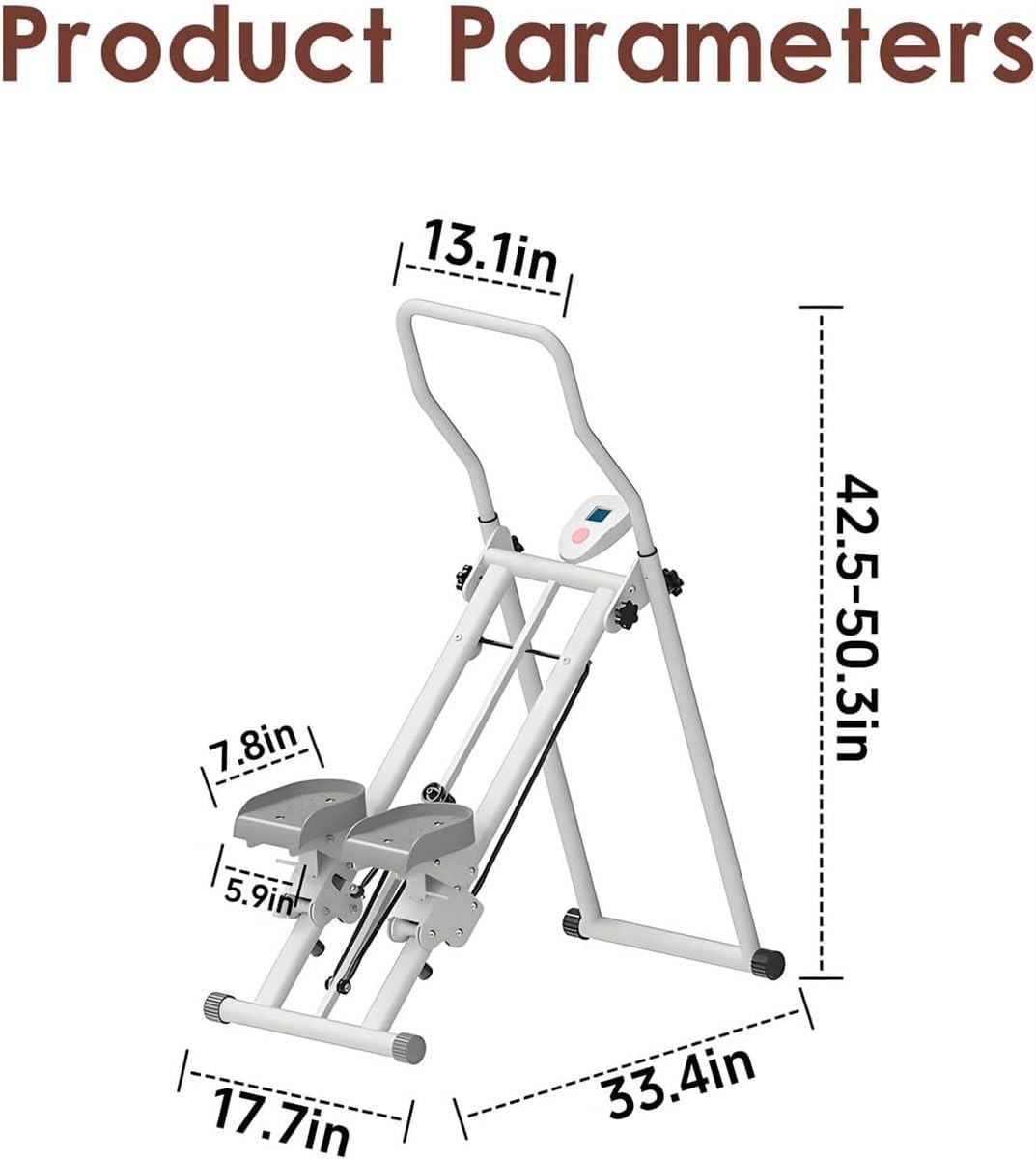 Machine Climbing Stepper Foldable Master Climber Stepper Cardio Fitness ...