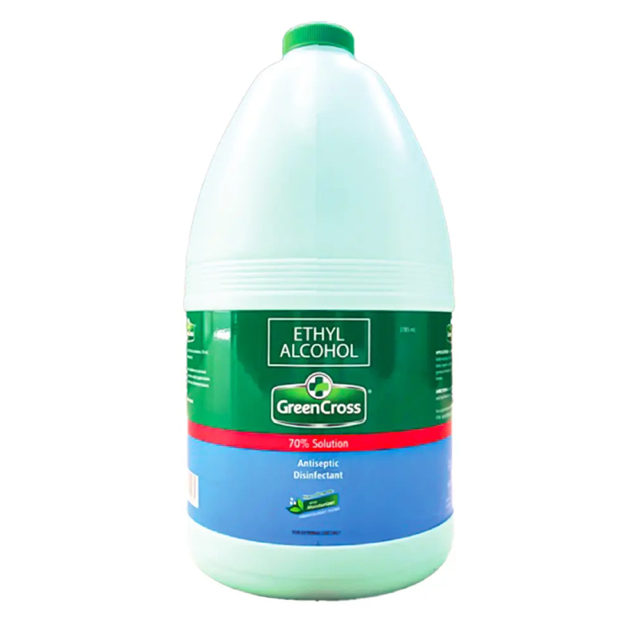Green Cross Ethyl Alcohol with Moisturizer 70% 1 Gallon for Healthcare Sanitization and ...