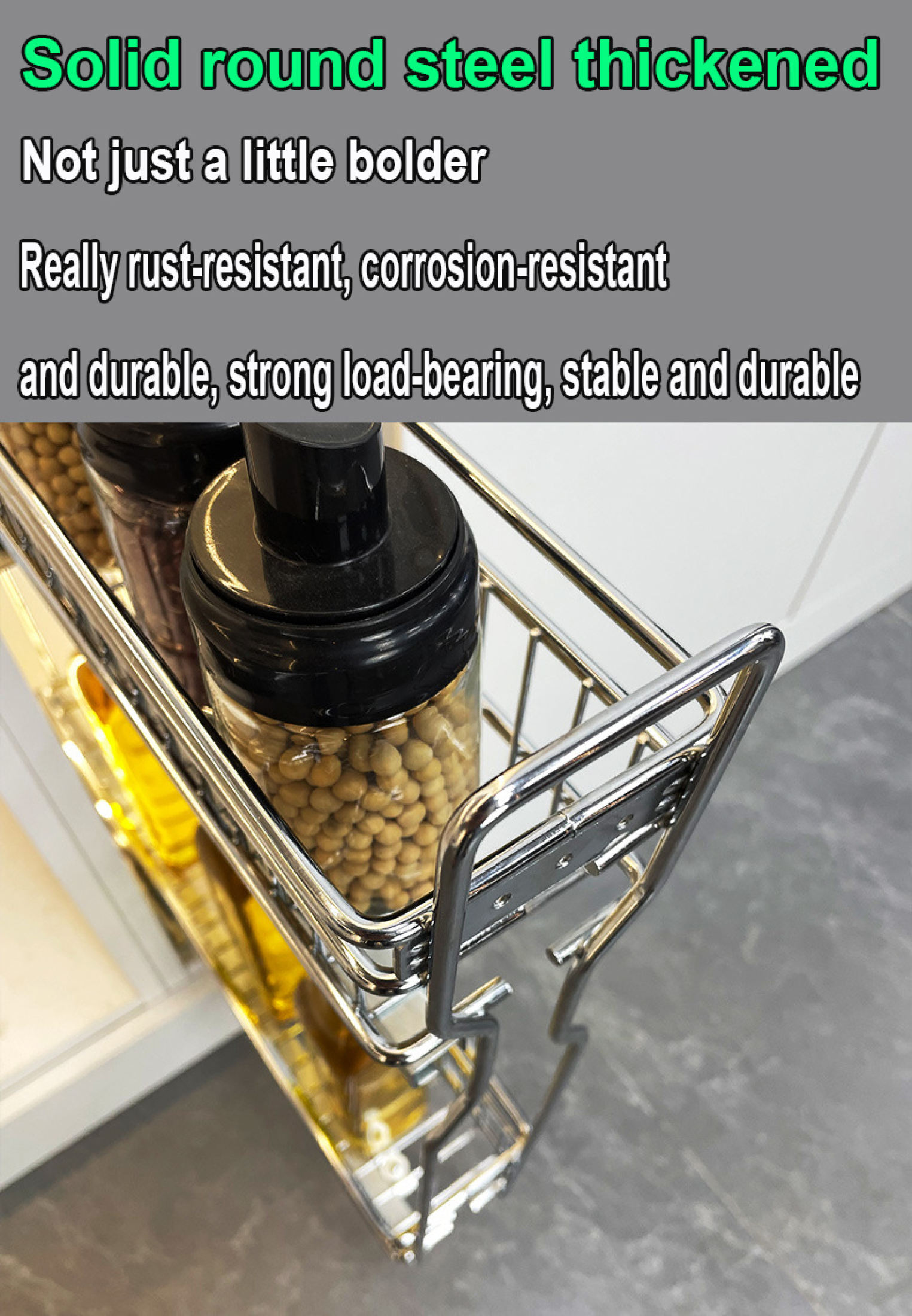 Condiments Pull out basket 2-3 layer 304 stainless | Shopee Philippines