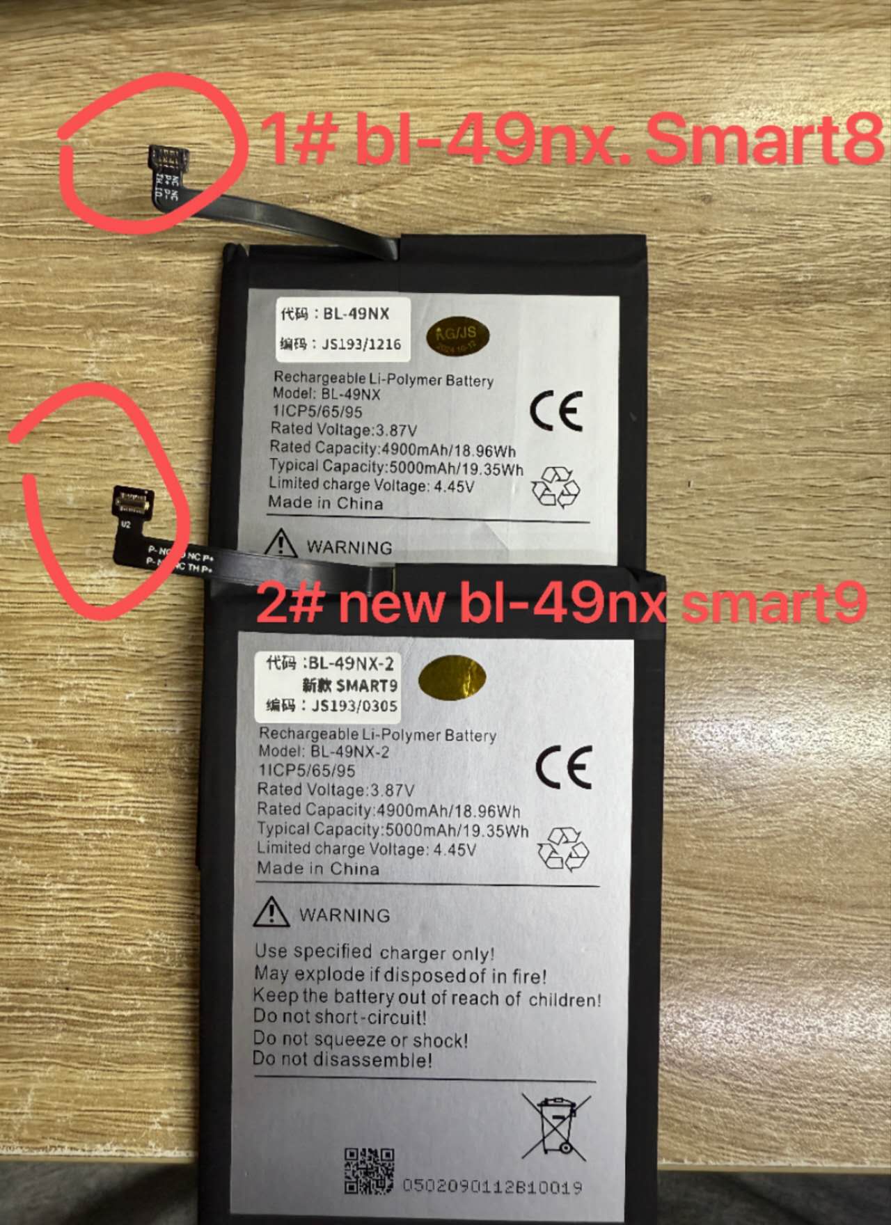 Infinix Smart 9 BL-49NX-2 BL49NX2 BATTERY SMART9 hot 30i Hot 40i Smart7 ...