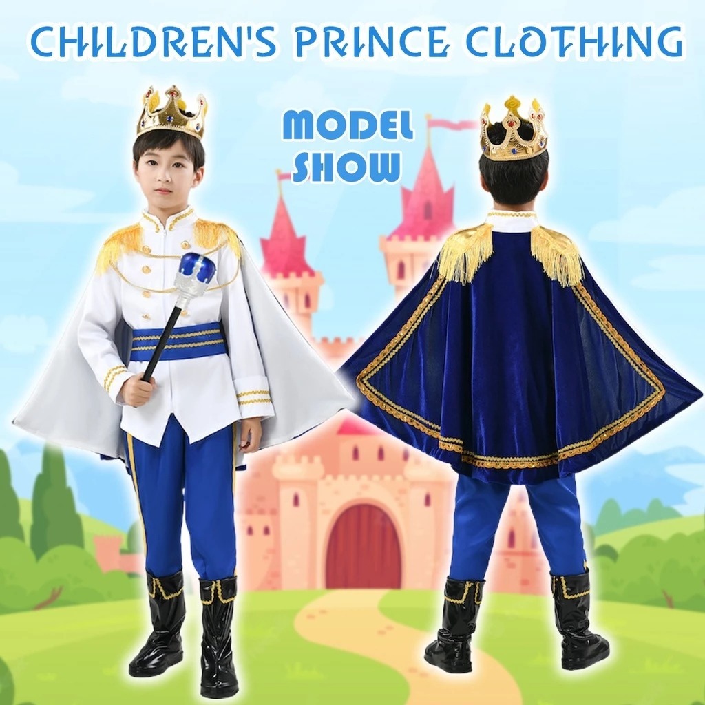 Prince Costume For Kids Boy Prince Costume For Boys Christmas Cosplay ...
