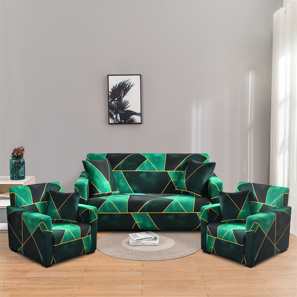 3 in 1 Sofa Cover Set of 2 Single and 2/3/4 Seater Sofa Covers Sala ...