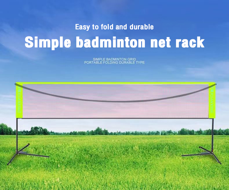 Portable Badminton Net Set With Stand and Carry Bag Folding Badminton ...