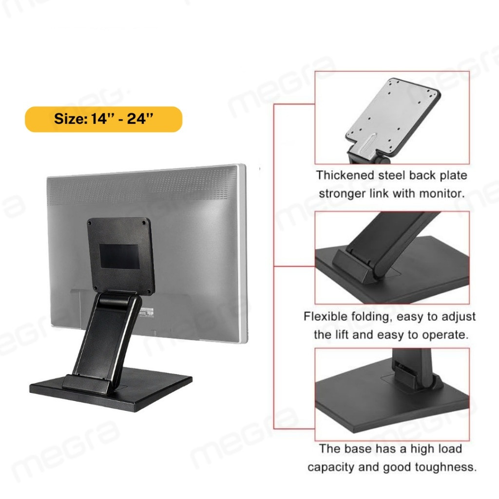 HEEFESL Monitor Stand Universal Bracket | 14-27 inch PC Monitor ...