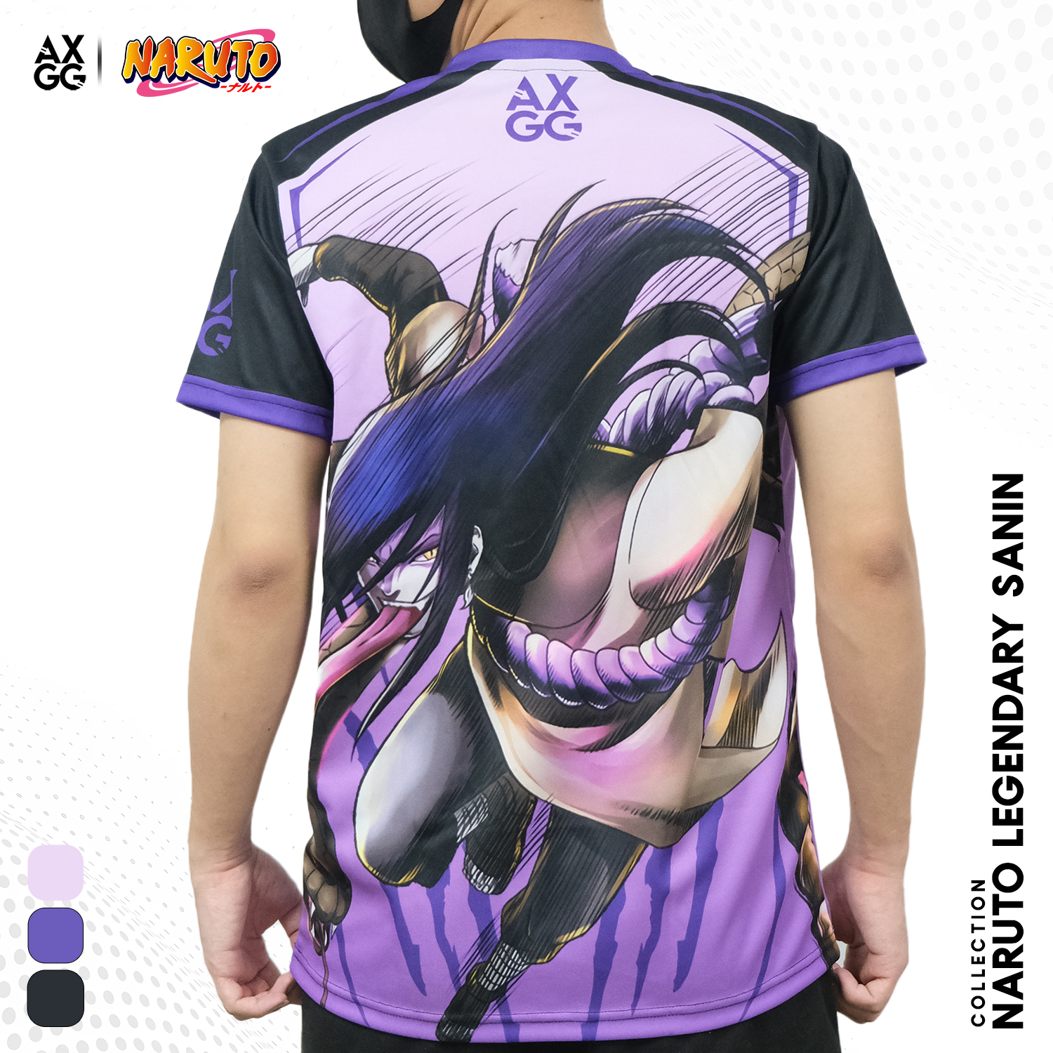 AXGG ' Naruto - Legendary Sannin ' Anime T-shirt | Shopee Philippines