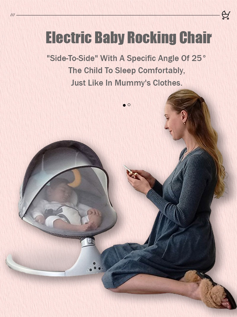 Rabbit Baby Swing Rocker Cradle Electric Adjustable Rocking Chair For ...