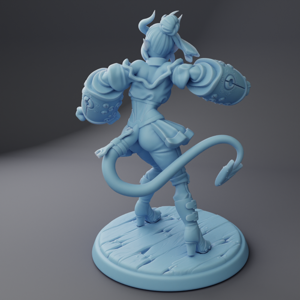 Twin Goddess Punch The Tiefling (Reforged) DND Miniatures | Shopee ...