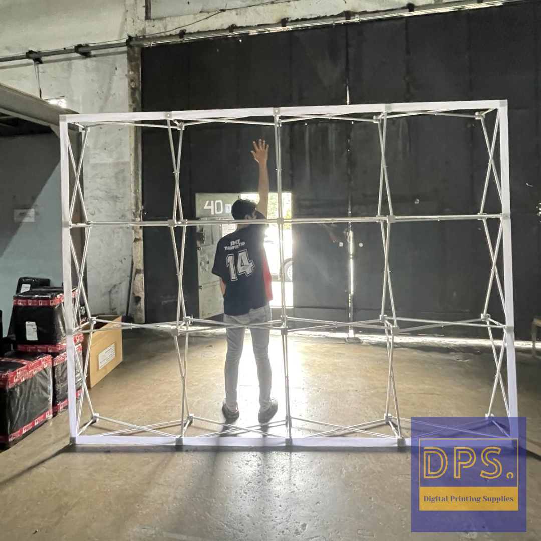 DPS POP UP STRUCTURE BACKDROP DISPLAY STRAIGHT| BANNER FRAME | Shopee ...