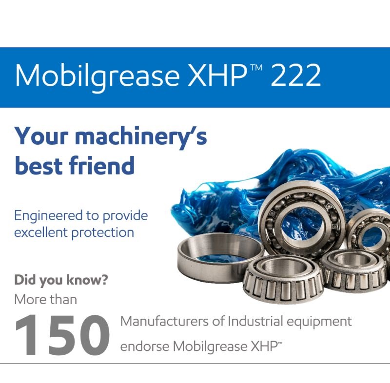 MOBIL GREASE XHP 222 Multi-Purple Grease Lithium Complex Blue 300g ...