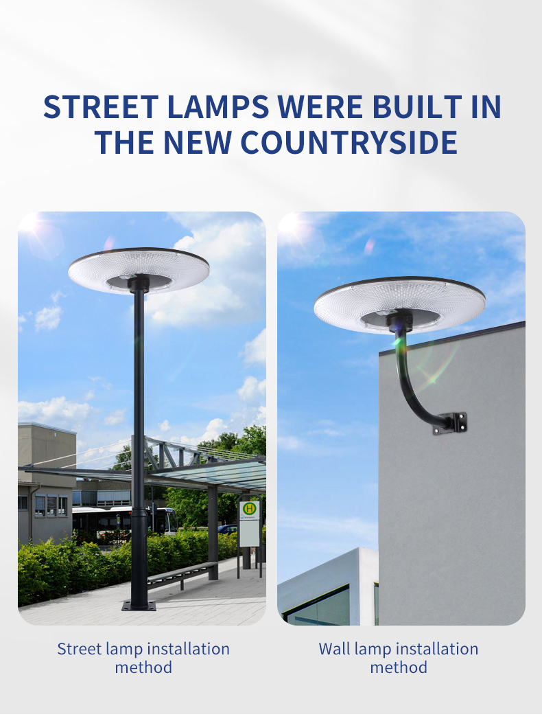 UFO solar street light outdoor waterproof IP67 solar light soalr garden light solar lamp with ...