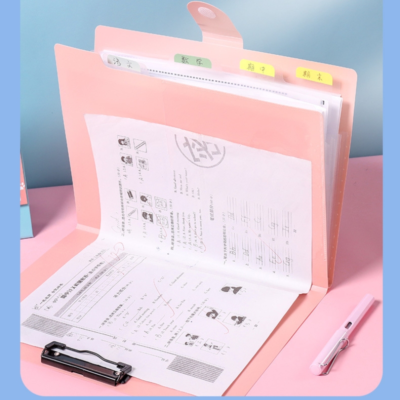 2in1 Clipboard with Expanding File Bag A4/Long File Document Clipboard ...