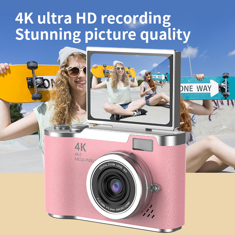 Digital Camera Photography For Vlogging 4K 8X Digital Zoom Video ...