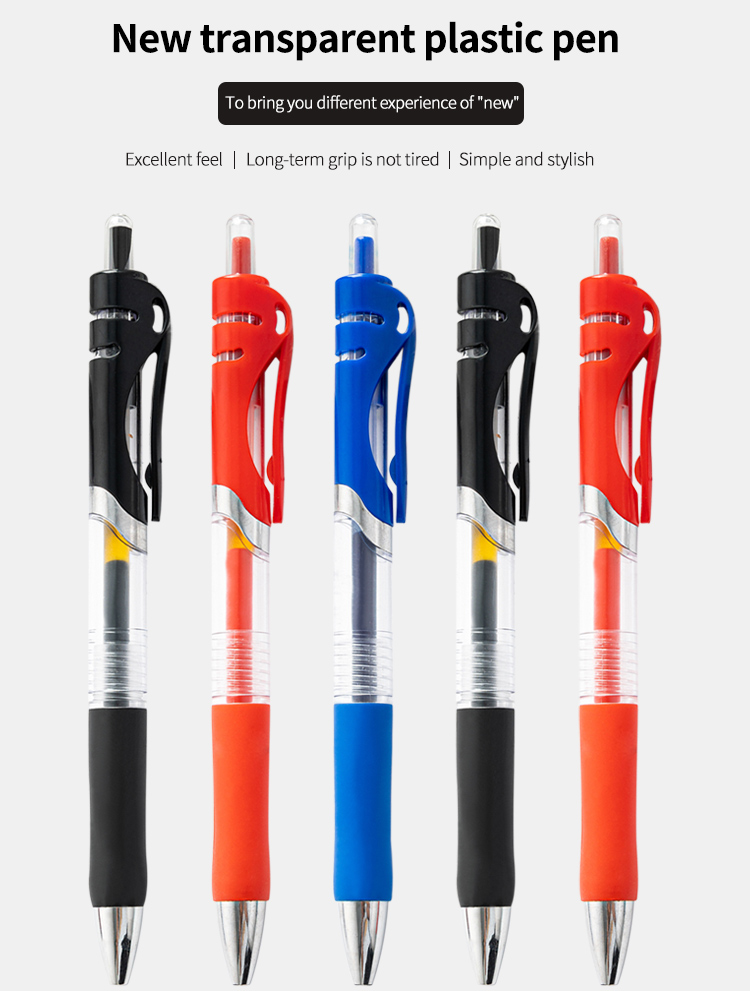 Retractable Gel Pen0.5mm Carbon Press Bullet Head Neutral Water Pen ...