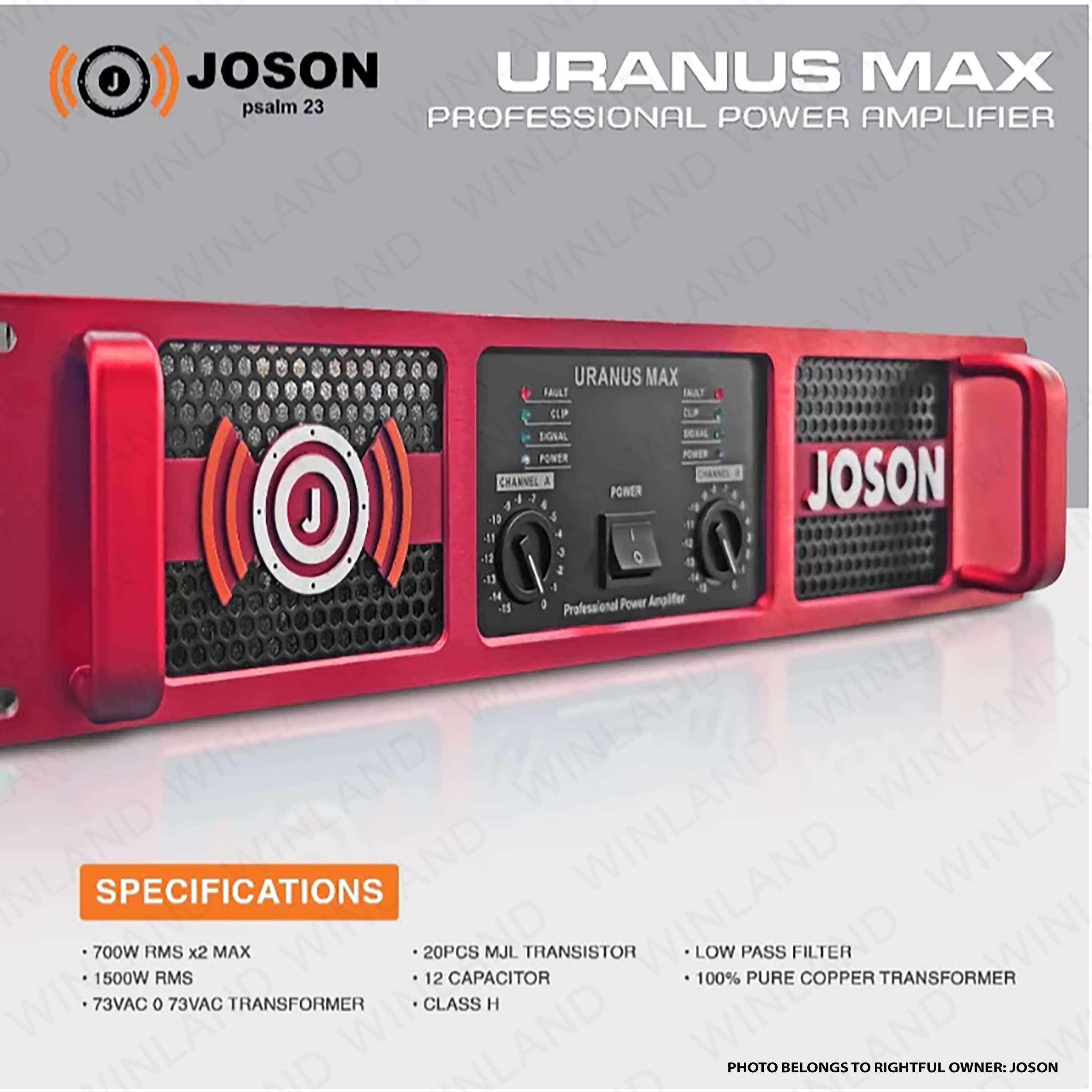 Joson by Winland Digital Karaoke Professional Sound System Power ...