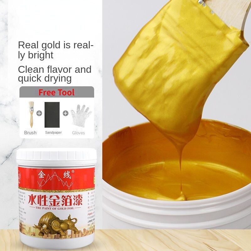 Gold Paint for Metal, Metallic Gold Acrylic Paint Bronze paint acrylic ...