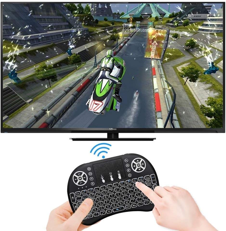 Kacool I8 Mini Wireless Keyboard 2.4G Air Mouse Touchpad Handheld ...